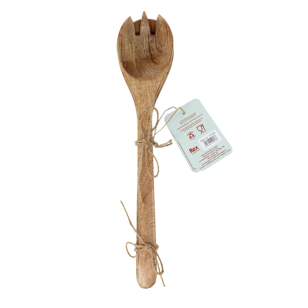 Mango wood salad server set - Gently Elephant