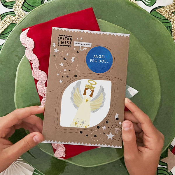 Make Your Own Angel Peg Doll - Gently Elephant