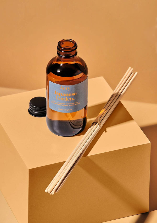 Japanese Garden Amber Reed Diffuser - 100ml - Gently Elephant