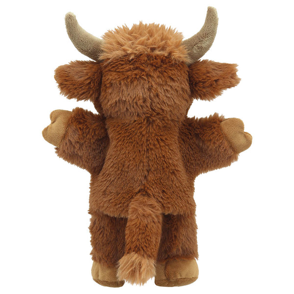 Eco Animal Puppet - Highland Cow - Gently Elephant