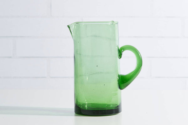 Verve Culture - Moroccan Cone Jug - Green - Gently Elephant