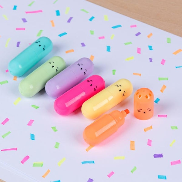 Cat Highlighters (pack of 6) - Gently Elephant