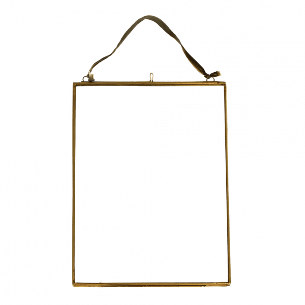 Hanging Brass Frame - 15x20cm - Gently Elephant