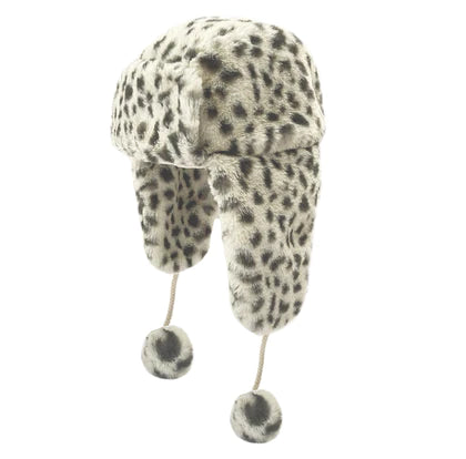 Snow Leopard Fur Hat - Gently Elephant